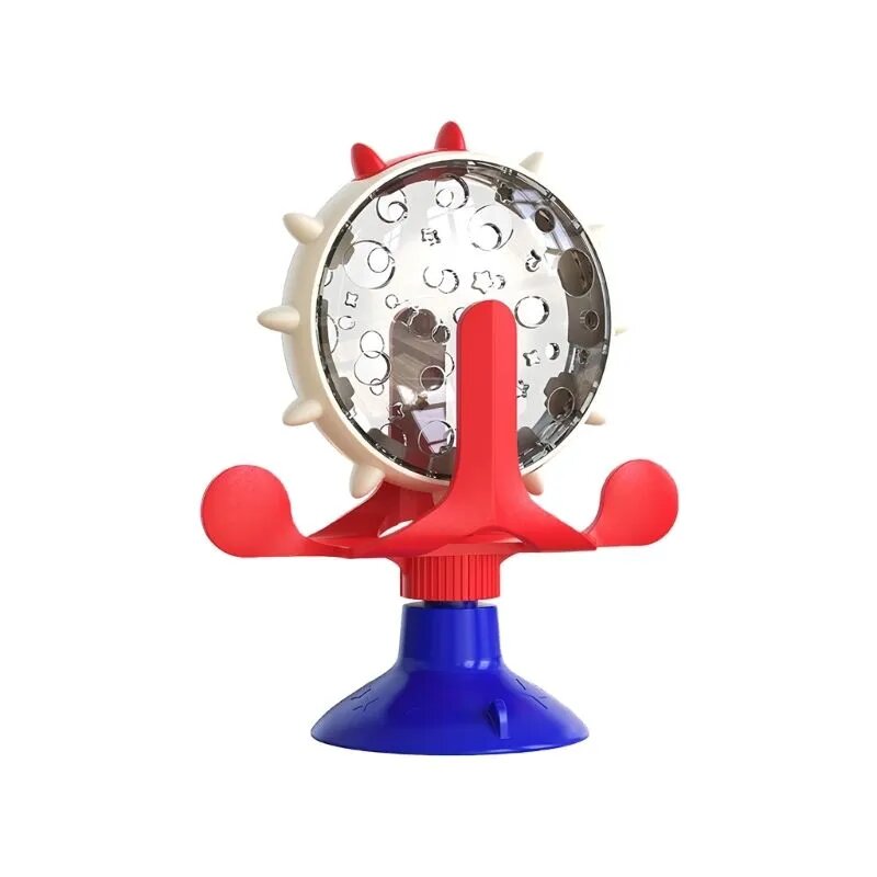 Игрушка для домашних животных funny cat slow food spiller windmill turntable-Американский Синий