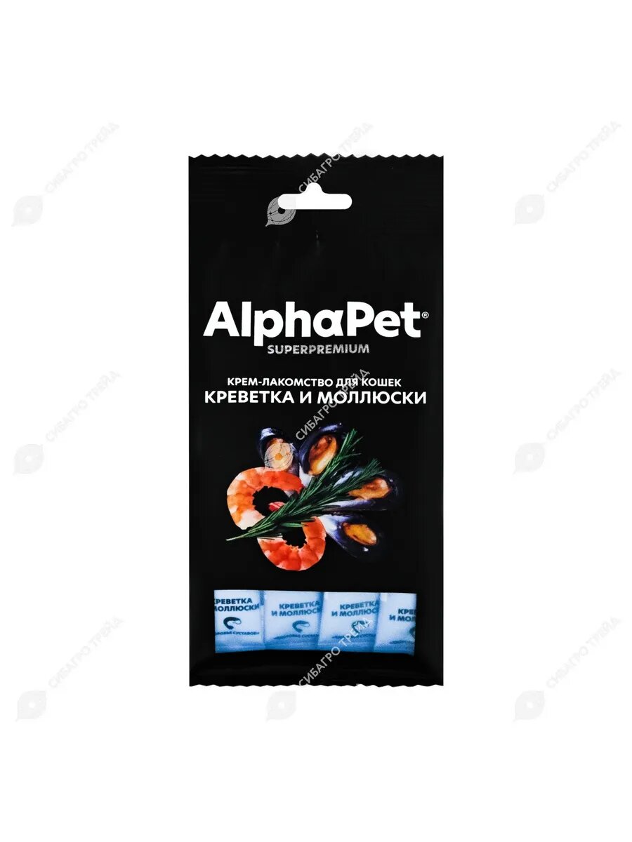 Лакомство для кошек с креветкой и моллюсками 48 г