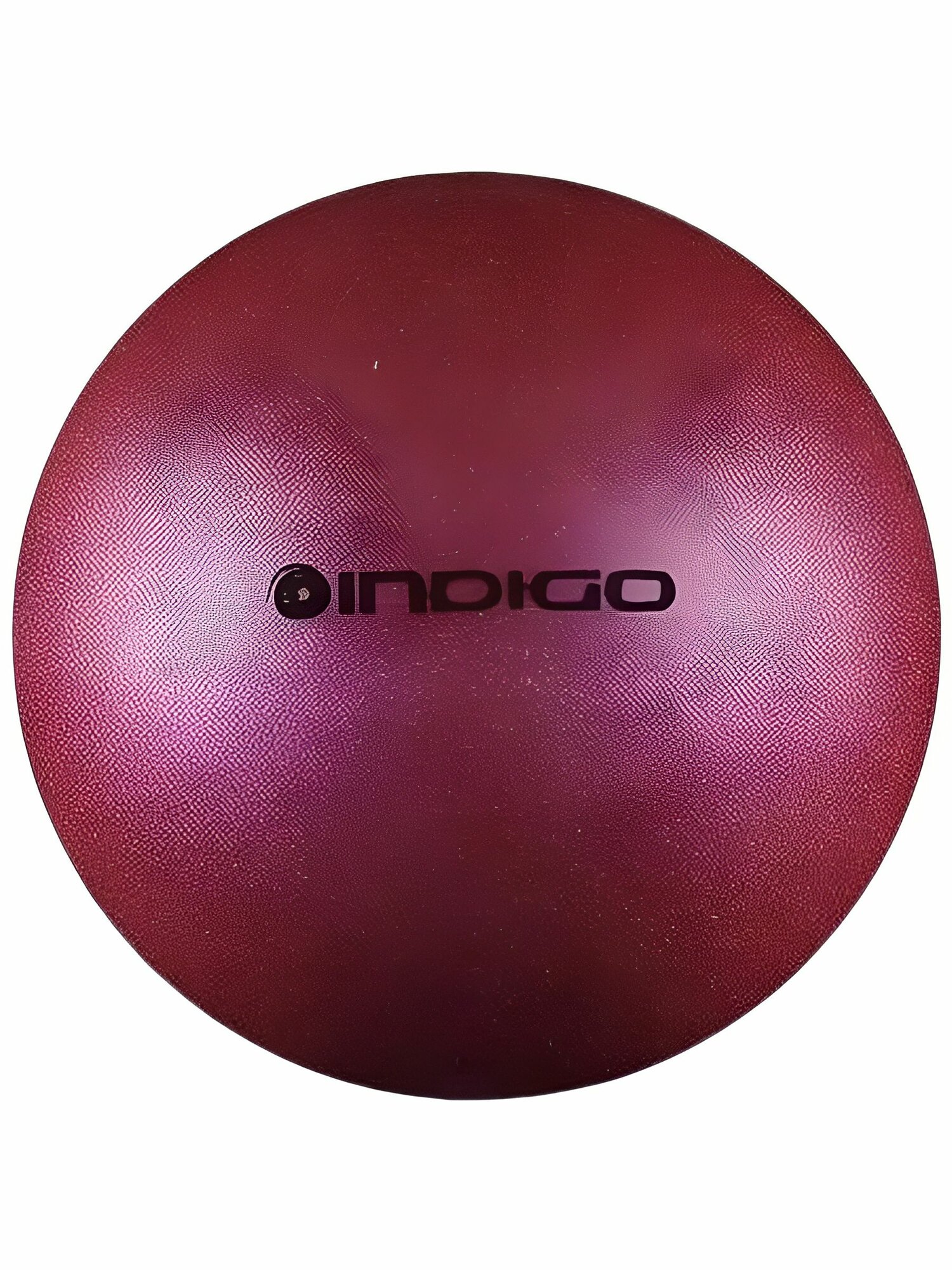 Мяч для художественной гимнастики INDIGO металлик 300 г IN119 15 см Фиолетовый с блестками