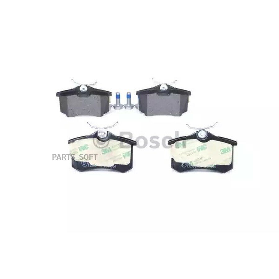 Колодки тормозные дисковые AUDI A3/VW GOLF, PASSAT, SHARAN задние BOSCH 0986461769 | цена за 1 шт