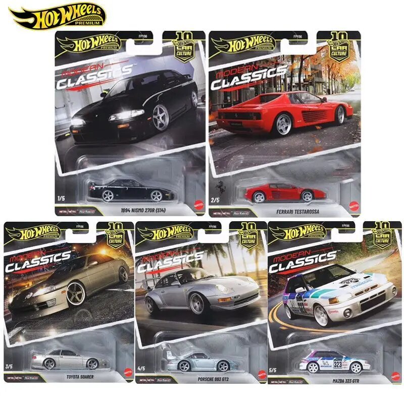Hot Wheels Classics Ferrari Testarossa, красный