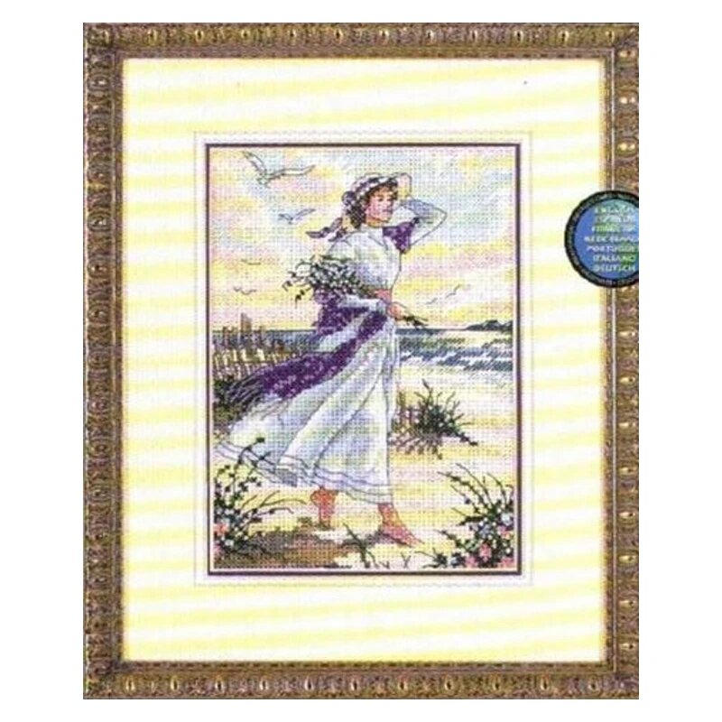 Набор для вышивки крестом Amishop Пляж 14CT unprint canvas