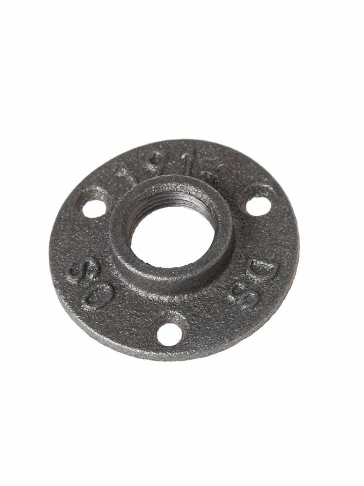 1 шт Фланец чугунный 3/4", для полки, вешалки