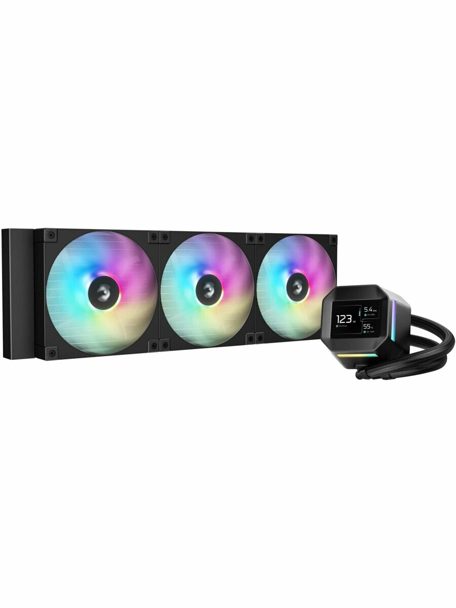 Система водяного охлаждения Deepcool LM420 ARGB Soc-AM5/AM4/1200/1700/1851 черный 4-pin 25.2dB Al LC