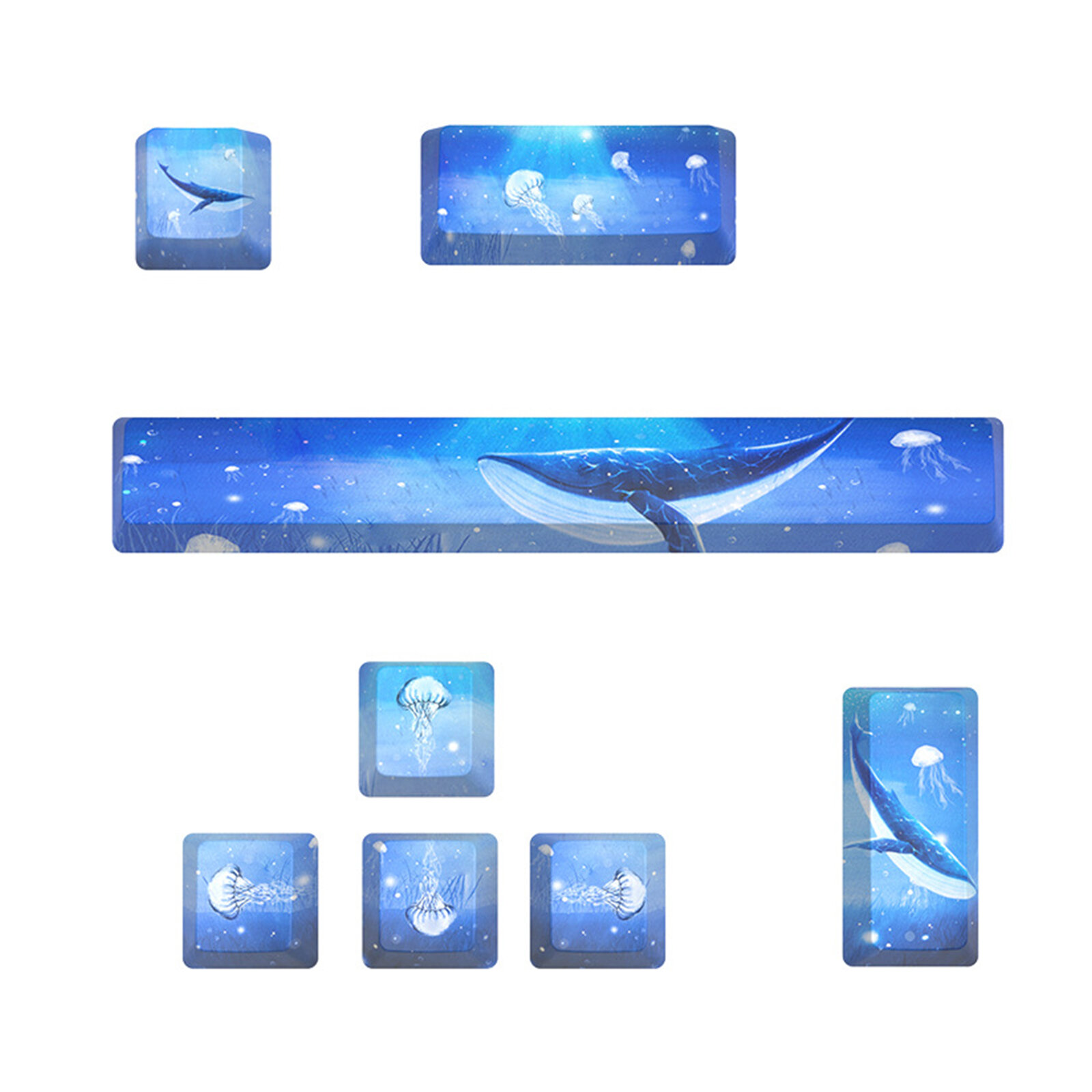 Cute SPACE ENTER Keycaps OEM PBT Dye Sub Keycap для Механической Клавиатуры DIY