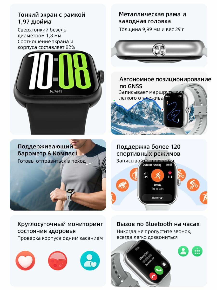 HONOR CHOICE Watch 2 Pro GPS Умные часы