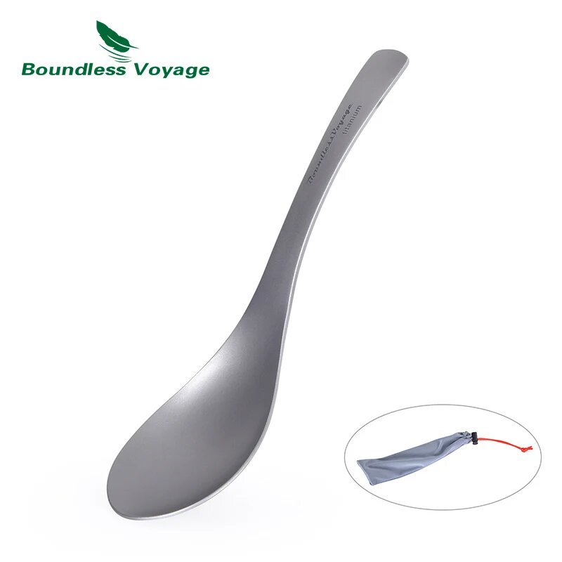 Boundless Voyage Ti1067T Титановая ложка для супа
