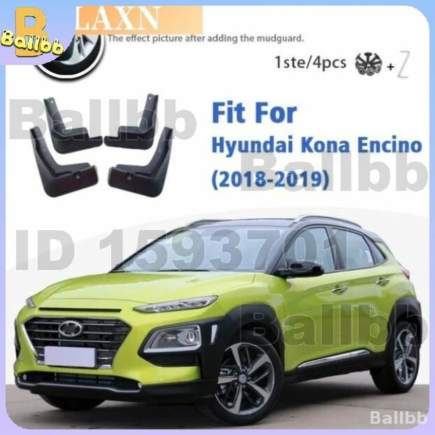 Брызговики Hyundai Kona/Encino 2018–2019 Styline гибкий пластик — защита порогов и лакокрасочного покрытия зимой