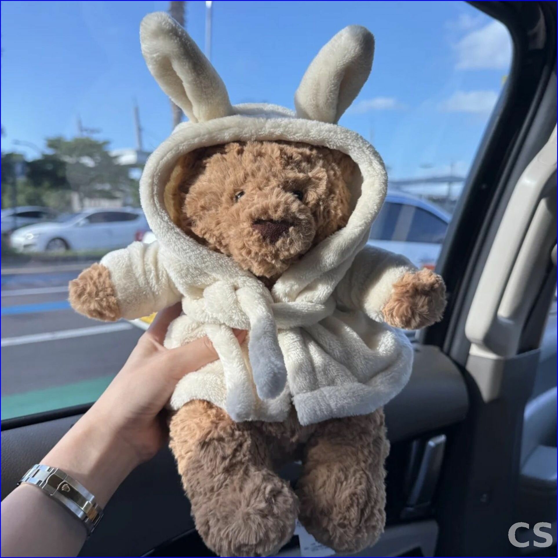 JELLYCAT Медведь в халате/Милая плюшевая игрушка Toy/28cm