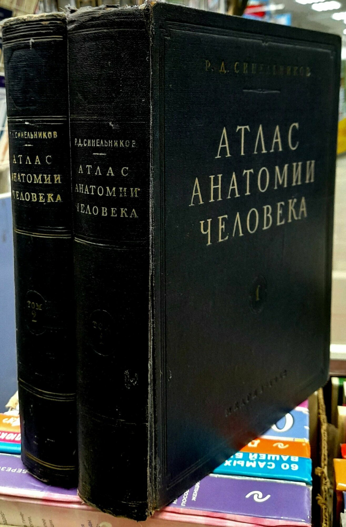 Атлас анатомии человека. В 2 томах. Синельников.