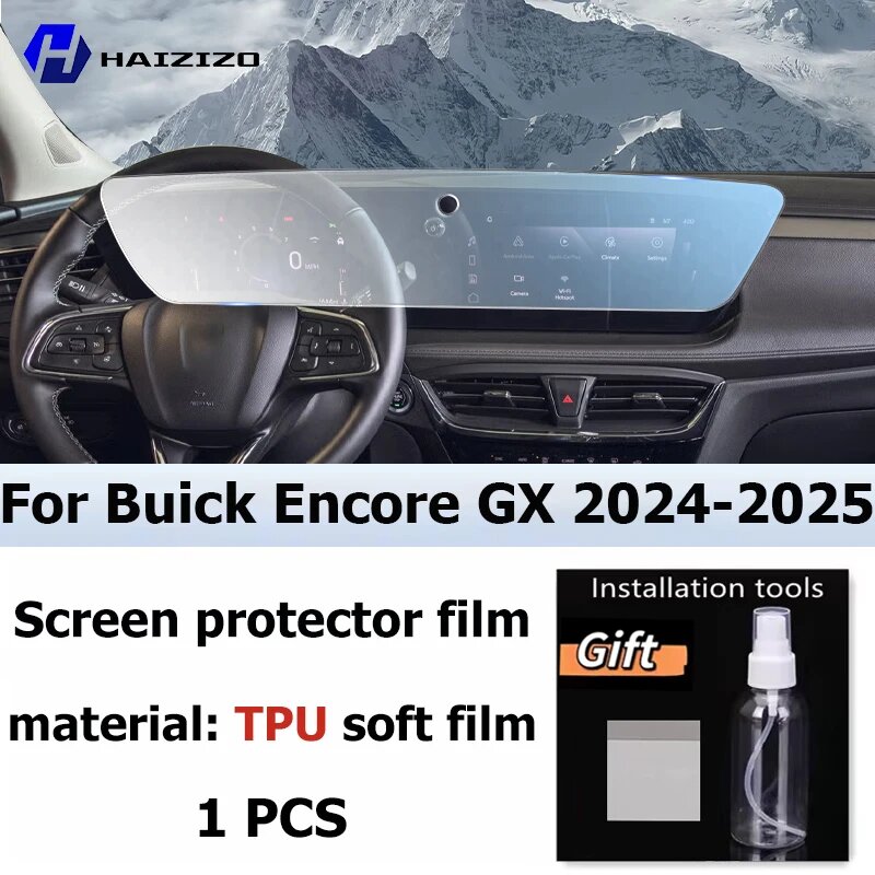 Для Buick Encore GX 2024-2025: Матовая защитная пленка для экрана Left-hand drive, Transparent