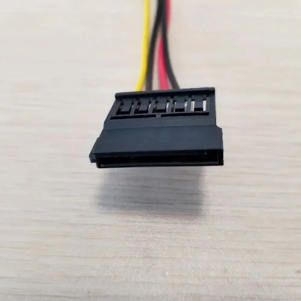 Кабель для подключения периферийных устройств SATA 15-pin, разноцветный