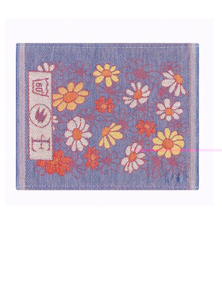 100% хлопковое полотенце с цветным рисунком Собака, 35x25 см, впитывающее чайное полотенце для обеда