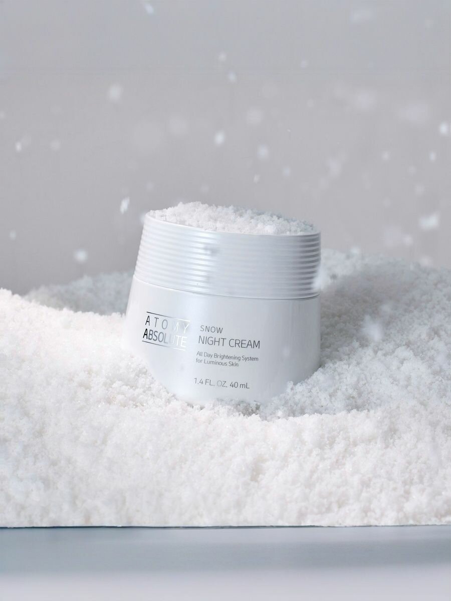 Ночной крем отбеливающий Атоми Сноу/Atomy Absolute Snow Night Cream, 40 мл, Корея