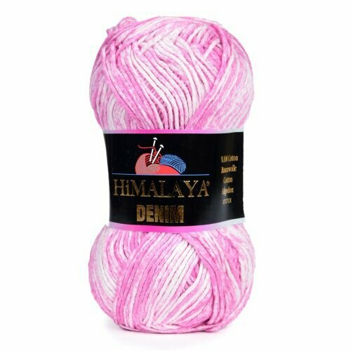 Пряжа Himalaya Denim 115-17 (5 мотков по 50г/140м) розовый