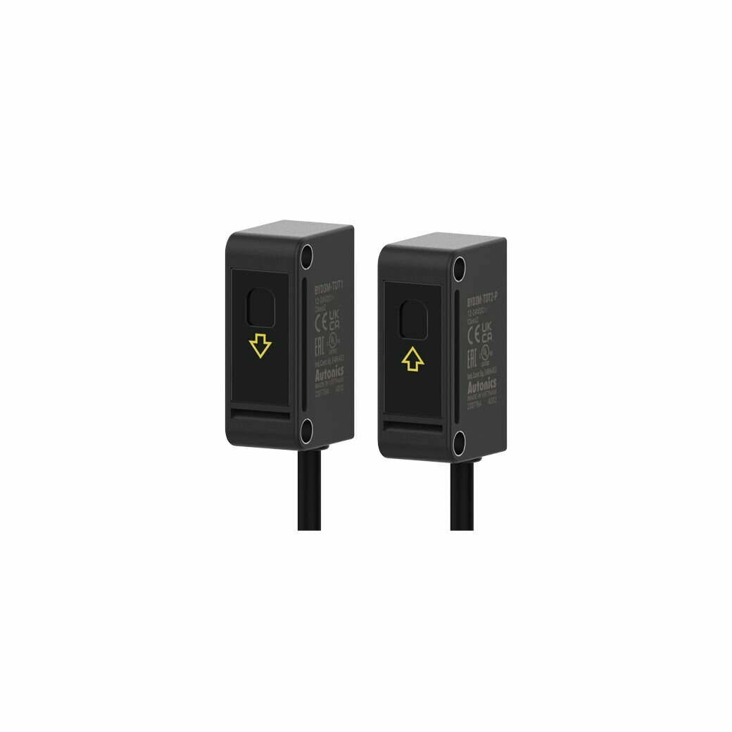 Фотоэлектрический датчик Autonics BYD3M-TDT-P, кабель 2м, PNP, 12-24В, на затем, артикул (Вьетнам) 28100700070131