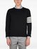 Свитер THOM BROWNE 4-Bar, размер 50, , black/black