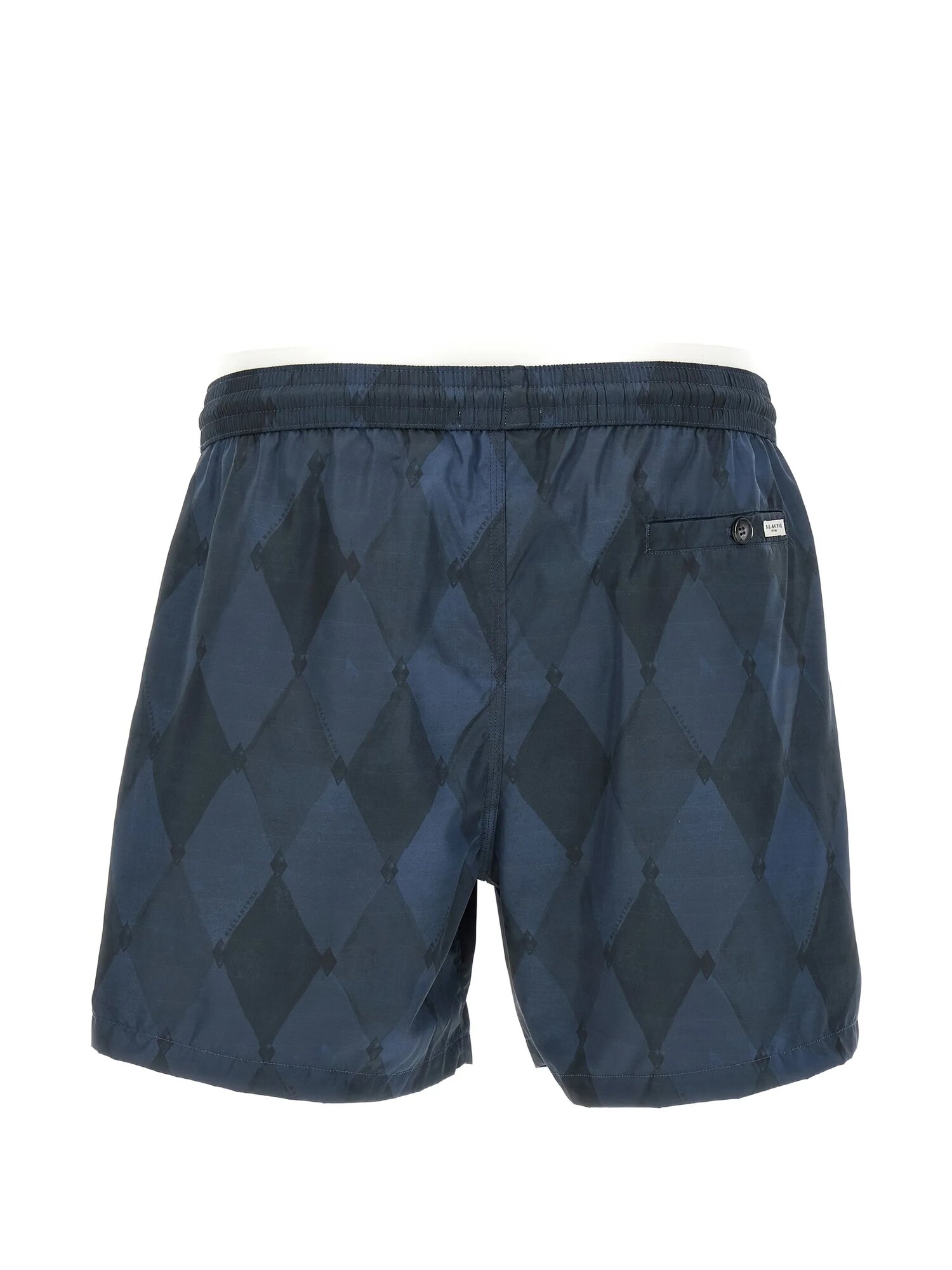 Шорты для плавания Ballantyne Diamond-pattern swim shorts, размер S, blue — фото 1