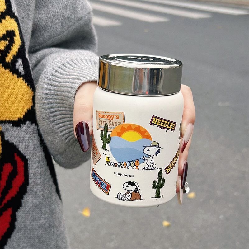 Термокружка MINISO Snoopy 280 мл, snoopy 2, 280ML（Термокружка с высоким эстетическим дизайном 2026）