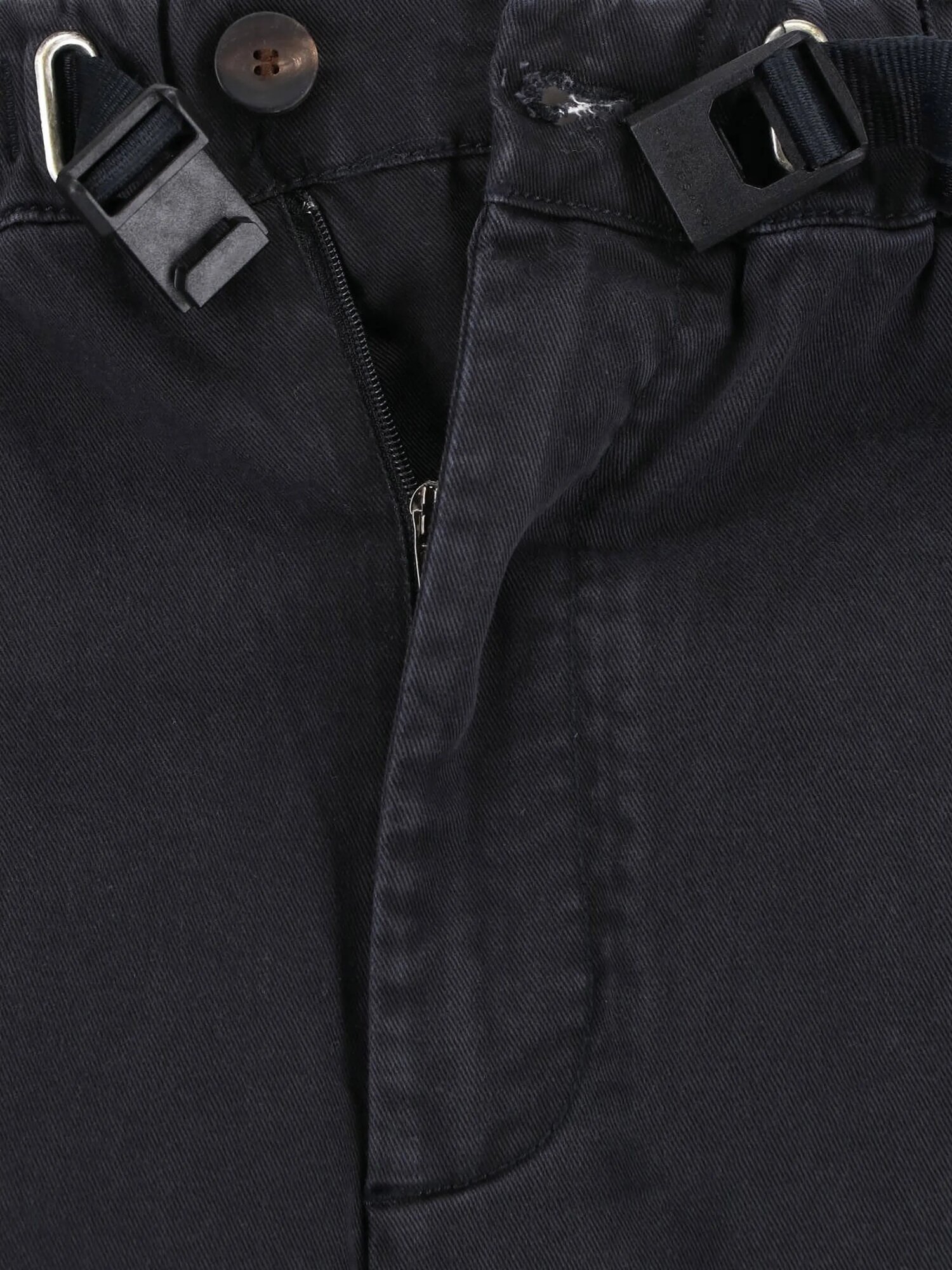 Брюки WHITE SAND Belted pleated trousers, размер 52, black/black — фото 1