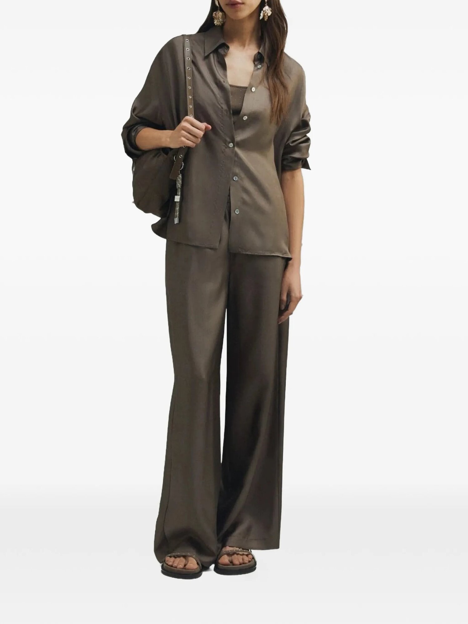 Рубашка Marella Button-up shirt, размер 46 — фото 1