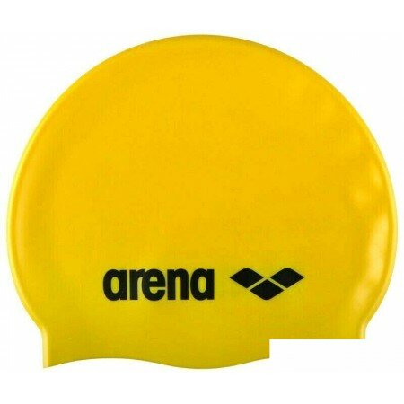 Шапочка для плавания ARENA Classic Silicone JR 9167035 (yellow/black)