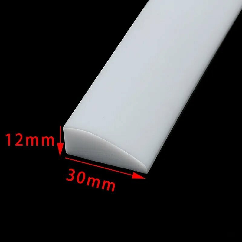 Силиконовая рамка для ванной комнаты, белая, (30 мм x 12 мм X 100 см) X1 шт.