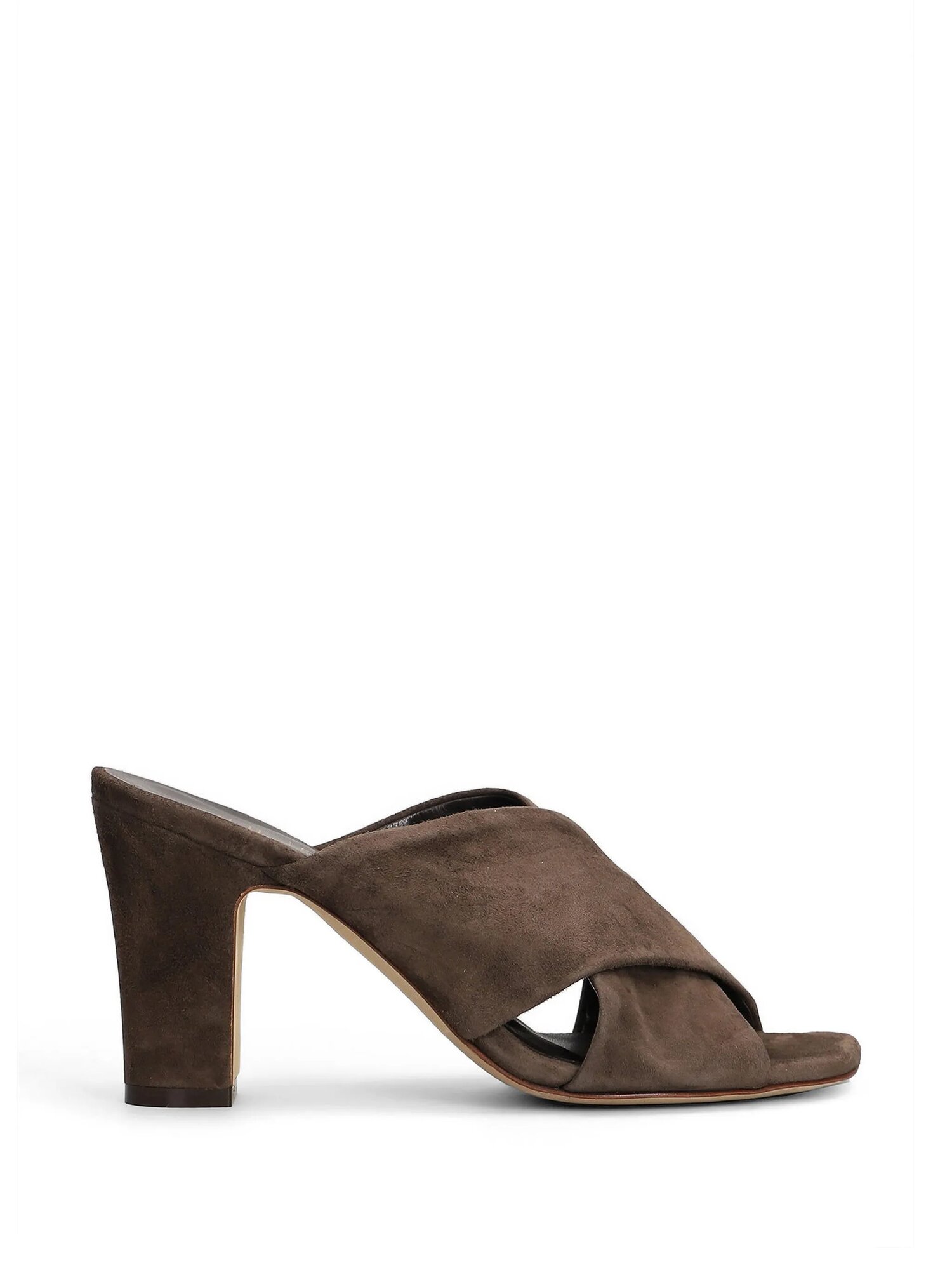 Мюли Crossover-strap suede mules