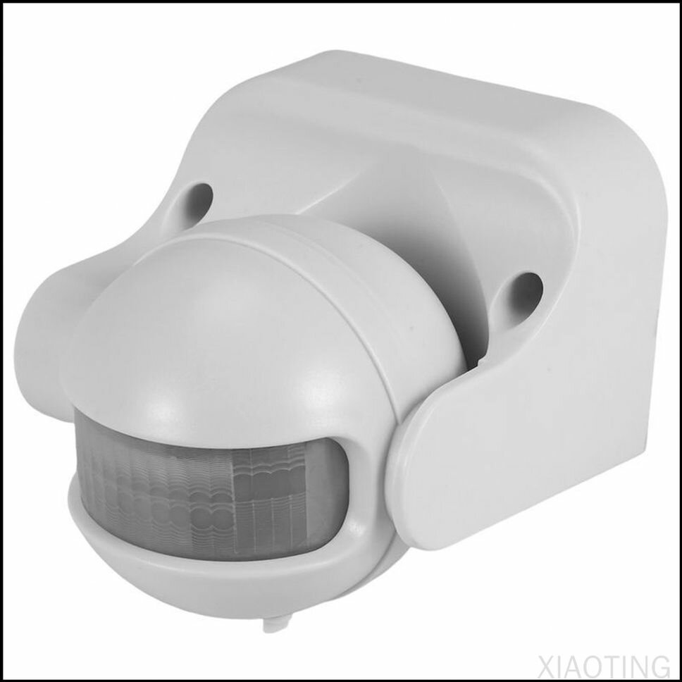 New-Инфракрасный датчик движения PIR AC110V-220V Регулируемый переключатель детектора совместим с внутренних и наружных различных сценариев