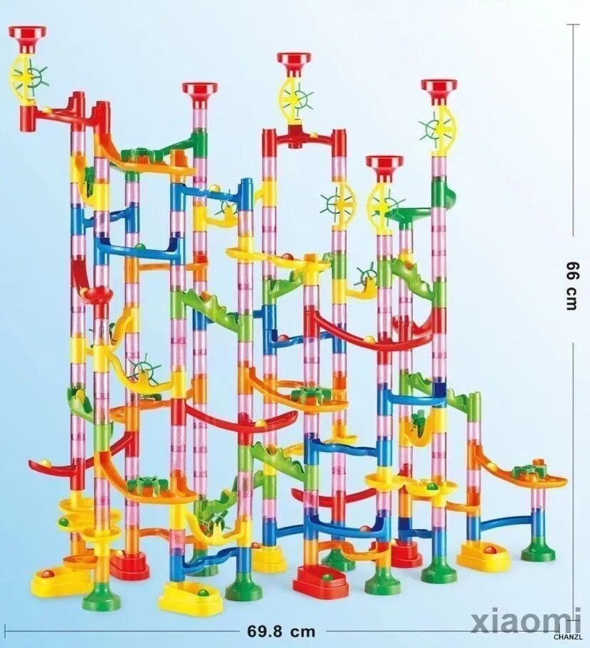 Конструктор лабиринт Турбо шарики Marble Run детский пластиковый для малышей