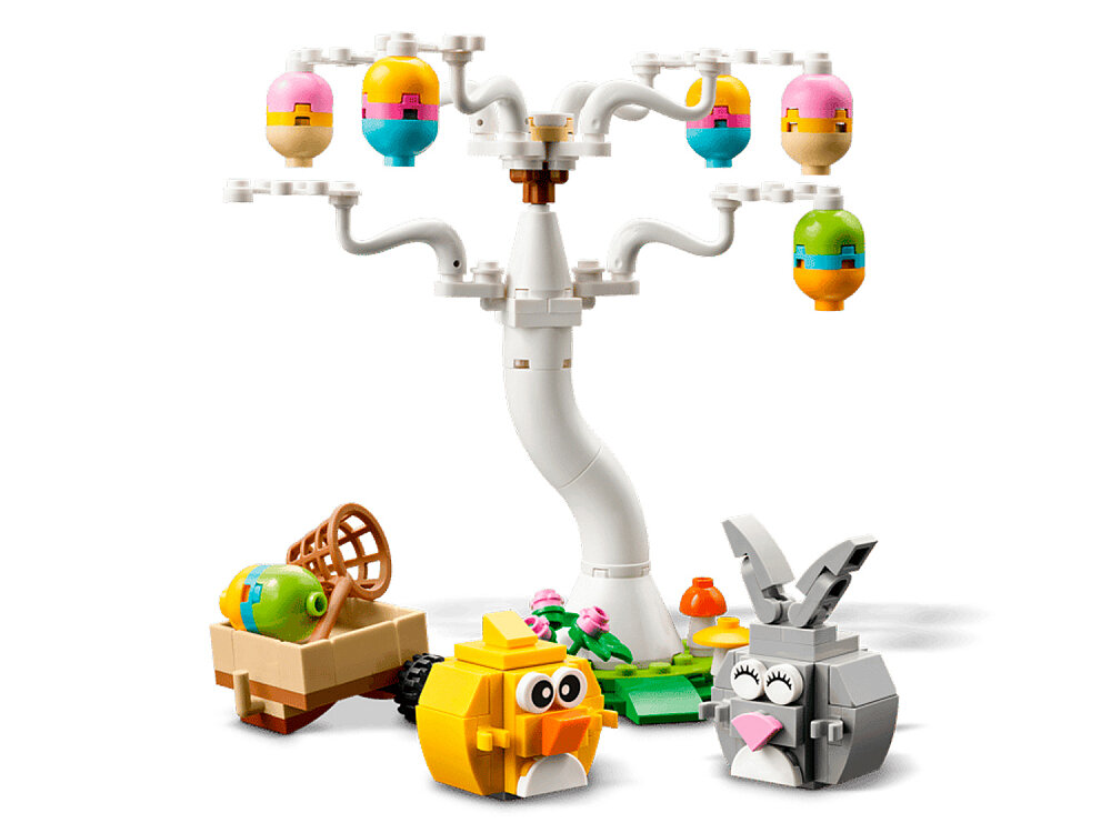Сувенирный набор LEGO Уникальные наборы 40808 Сувенирный набор Пасхальная охота зайца и цыплёнка за яйцами