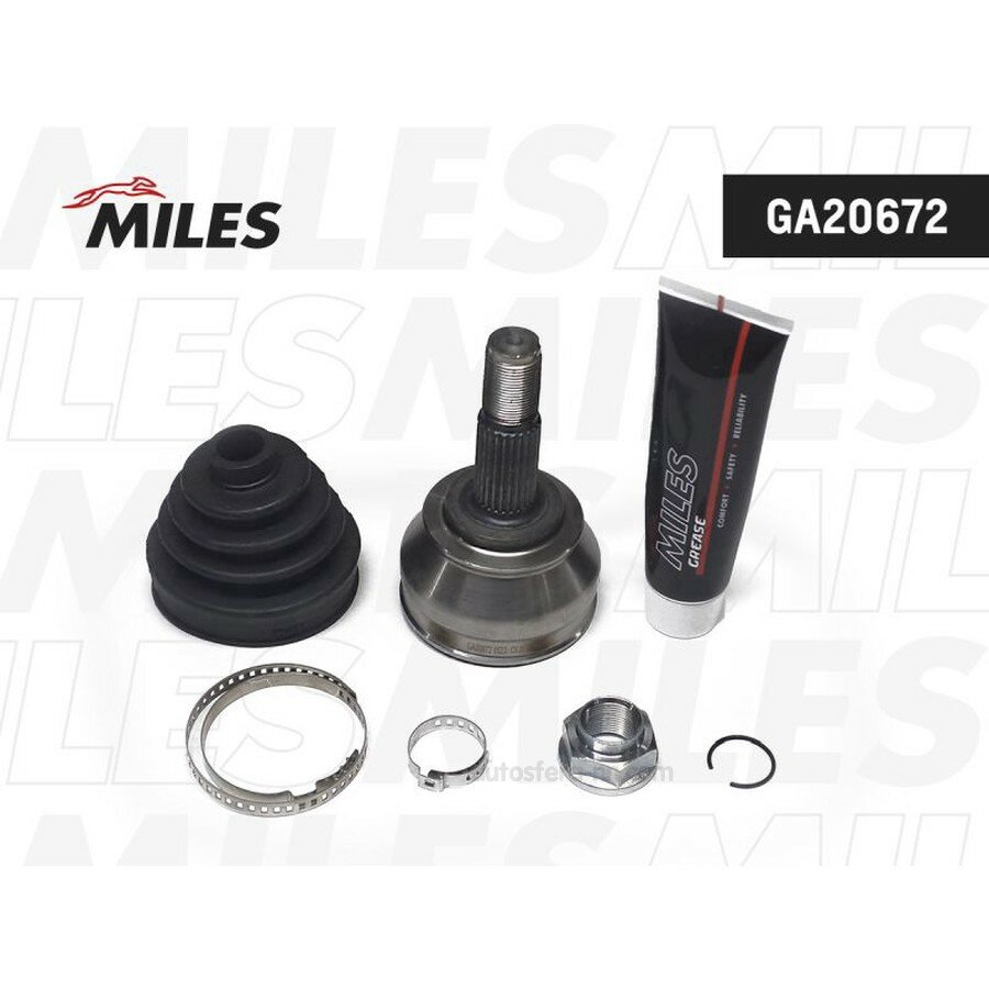 MILES GA20672 ШРУС ALFA ROMEO 145/146/155/FIAT PUNTO/BRAVA/BRAVO 1.4-2.5T 88-01 нар.