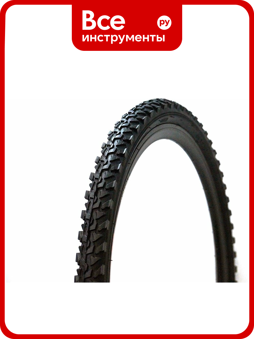 Покрышка Wanda P1032 26х2.125, черная H000014296, горная покрышка для бездорожья, камерная установка, прочный протектор