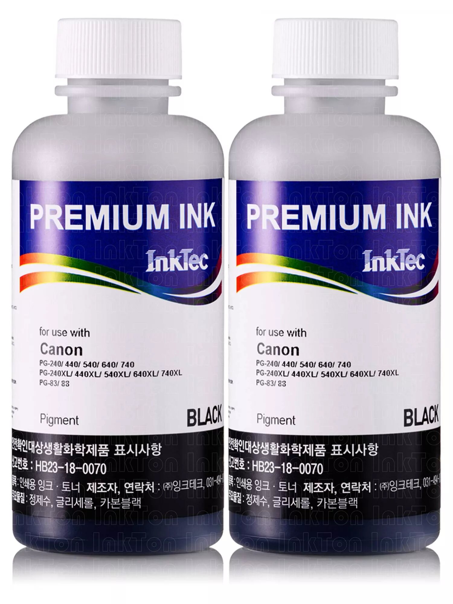 Чернила для заправки картриджа Canon PG-460 /XL, 200 мл, пигментные, черные