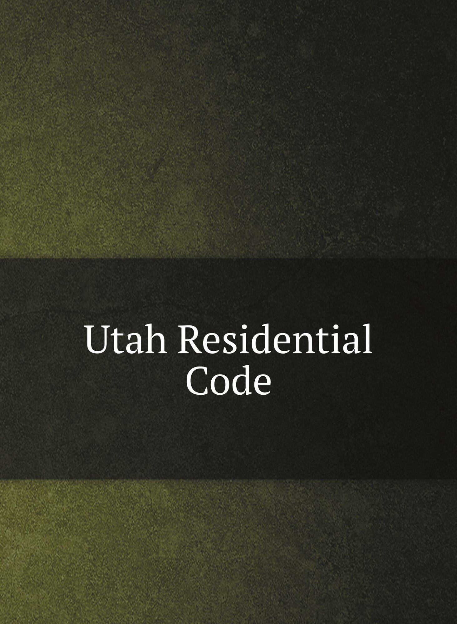 Utah Residential Code