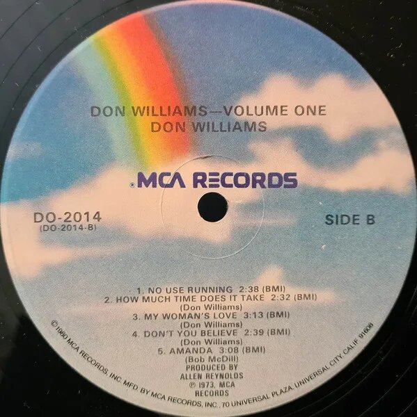Don Williams (2) - Volume One (USA) EX- — фото 1