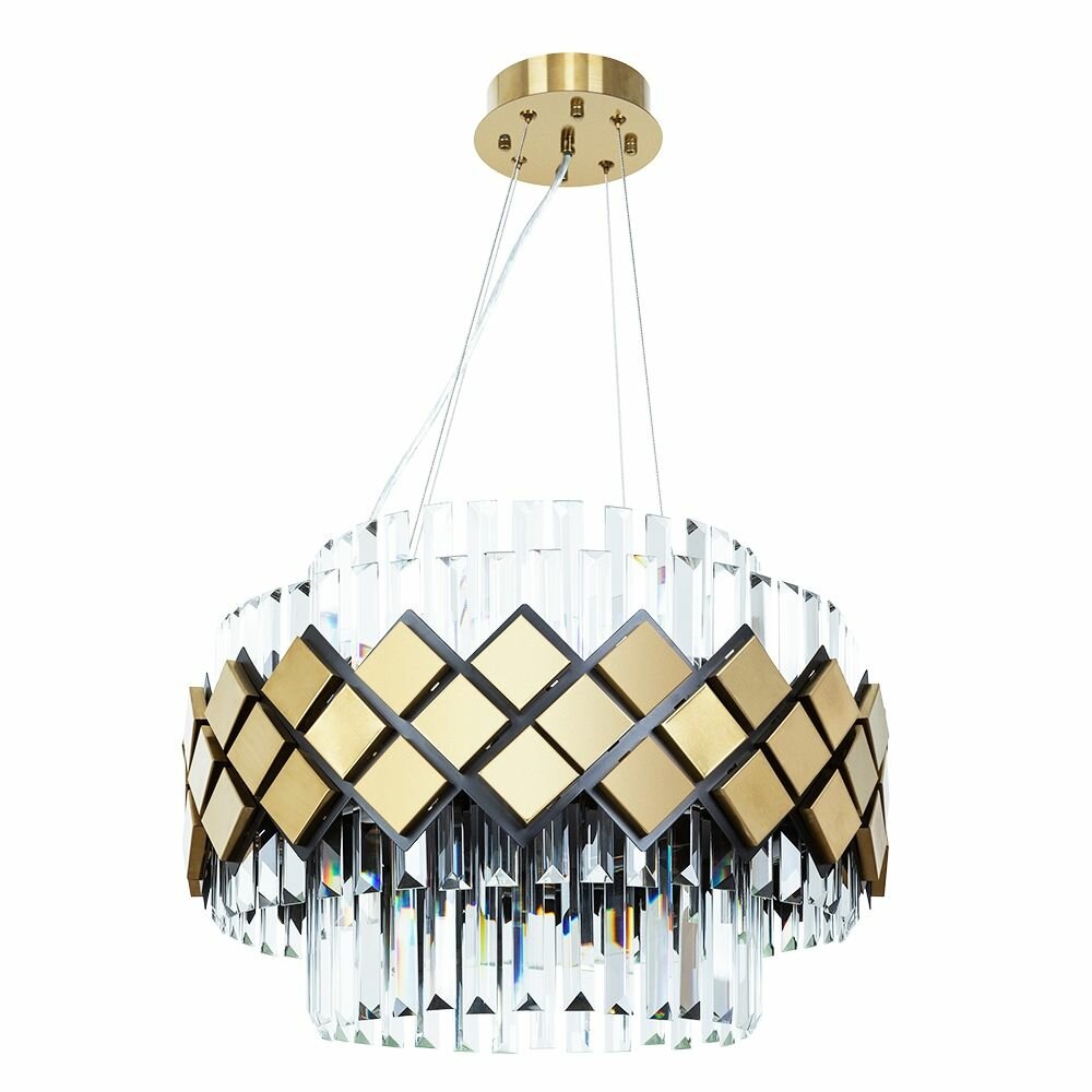 Люстра ARTE LAMP Amelia цвет черный, 10хE14х40Вт