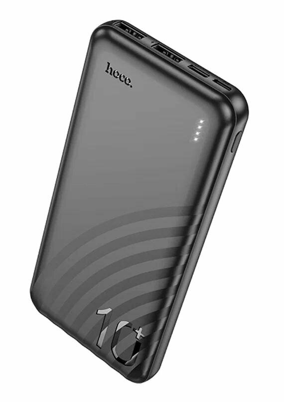 Внешний аккумулятор Hoco J123 10000mAh, черный, EU