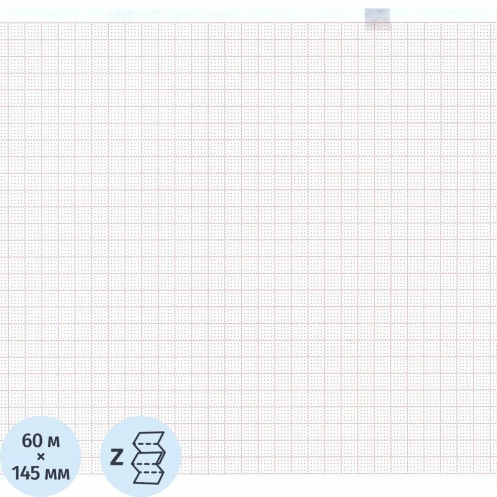 Лента тепл. регист. для ЭКГ FUKUDA Cardisuny ALPHA-600 145х150х400, К145Z150, 184792