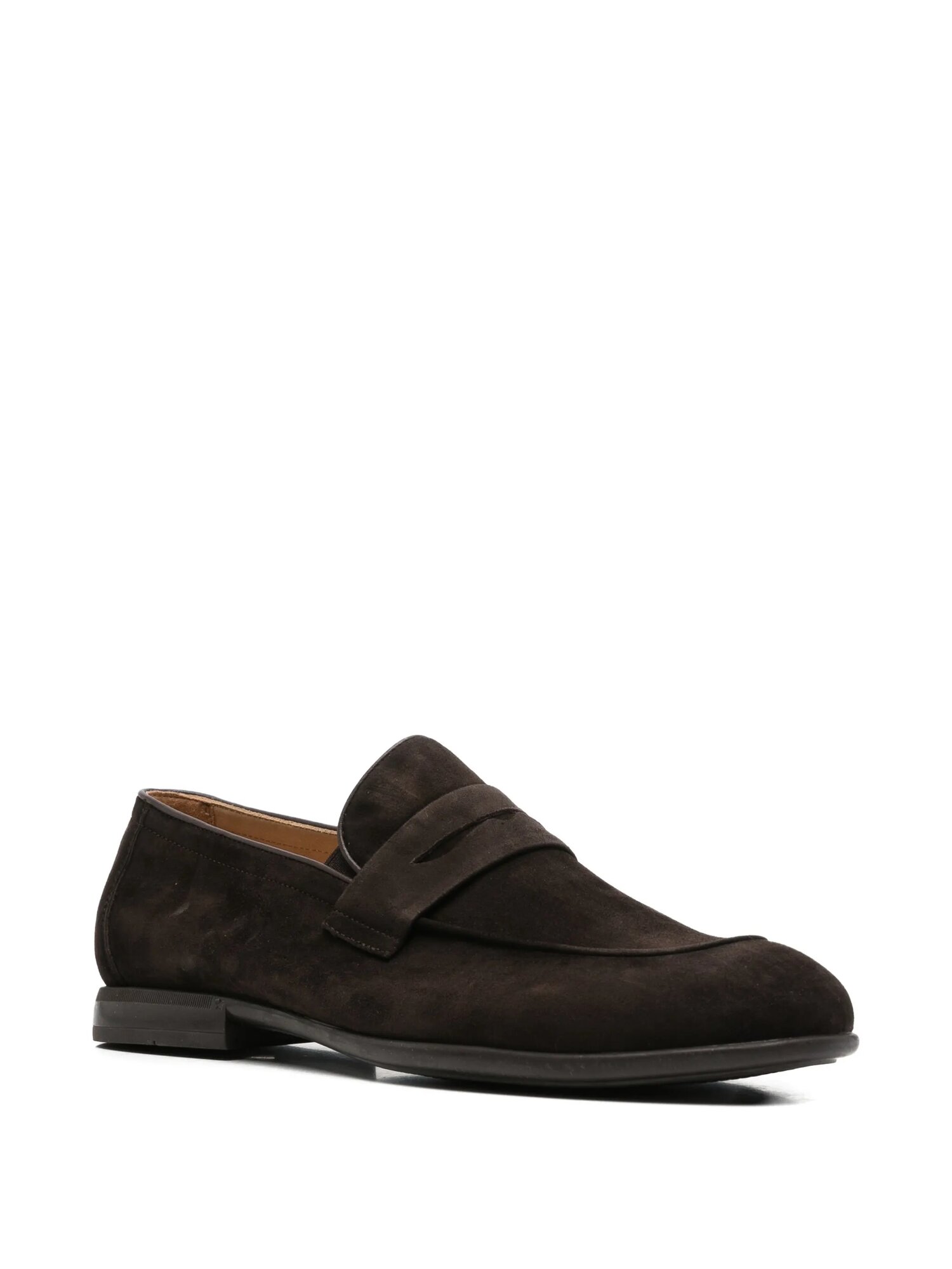Лоферы Alberto Gozzi Almond-toe loafers, размер 45, brown — фото 1