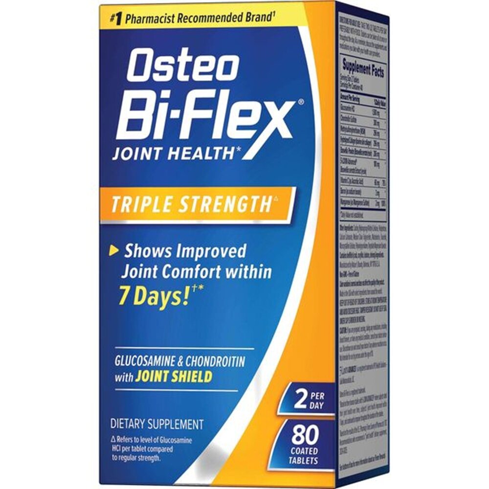 БАД Nature's Bounty Таблетки "Остео би-флекс", 80 шт. Osteo Bi-Flex Triple Strength Tablets