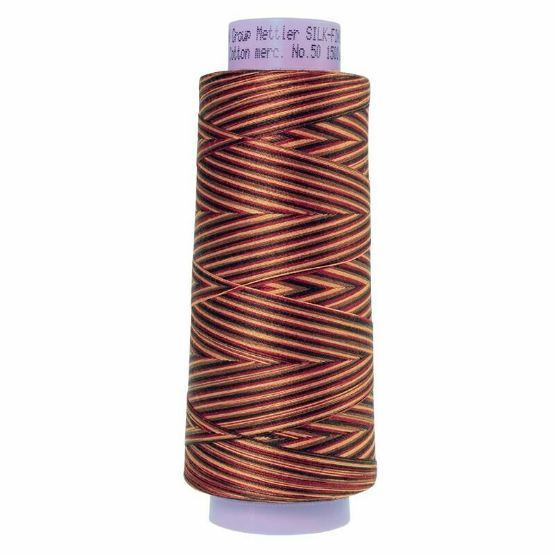 Нить для машинного квилтинга METTLER "Silk Finish", Multi Cotton 50, 1372 м, цвет 9863, Elegante