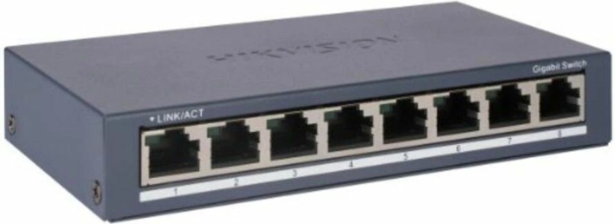Коммутатор Hikvision DS-3E0508-O(O-STD), 8 1 Гбит/с, неуправляемый