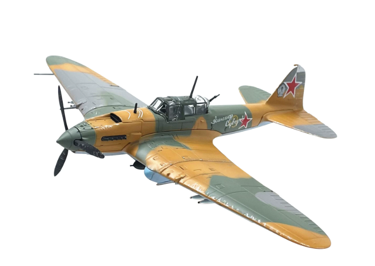 Металлическая модель самолета Ил-2 1:72, Aircraft model, Унисекс