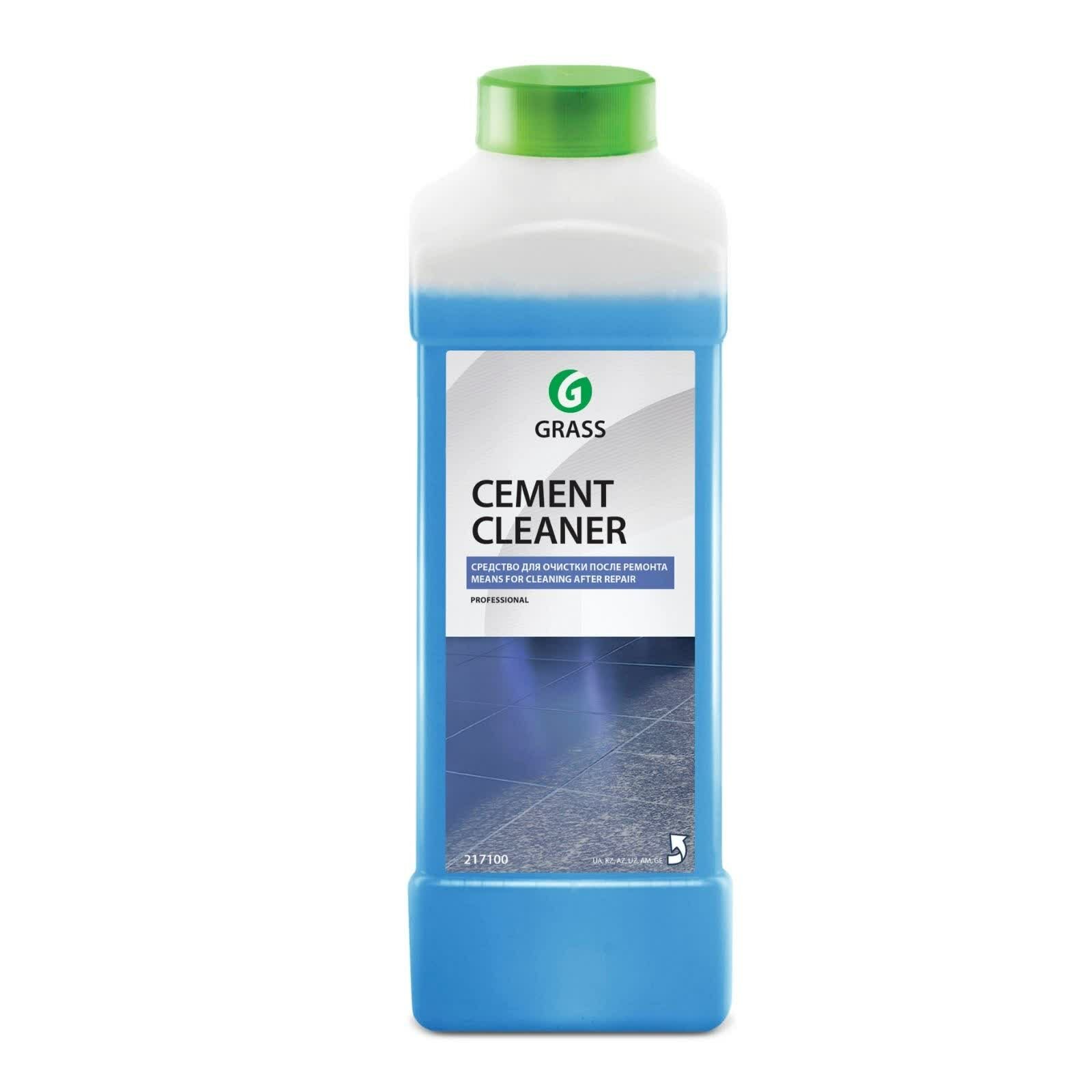 Очиститель GRASS "Cement Cleaner", после ремонта, канистра, 1 л