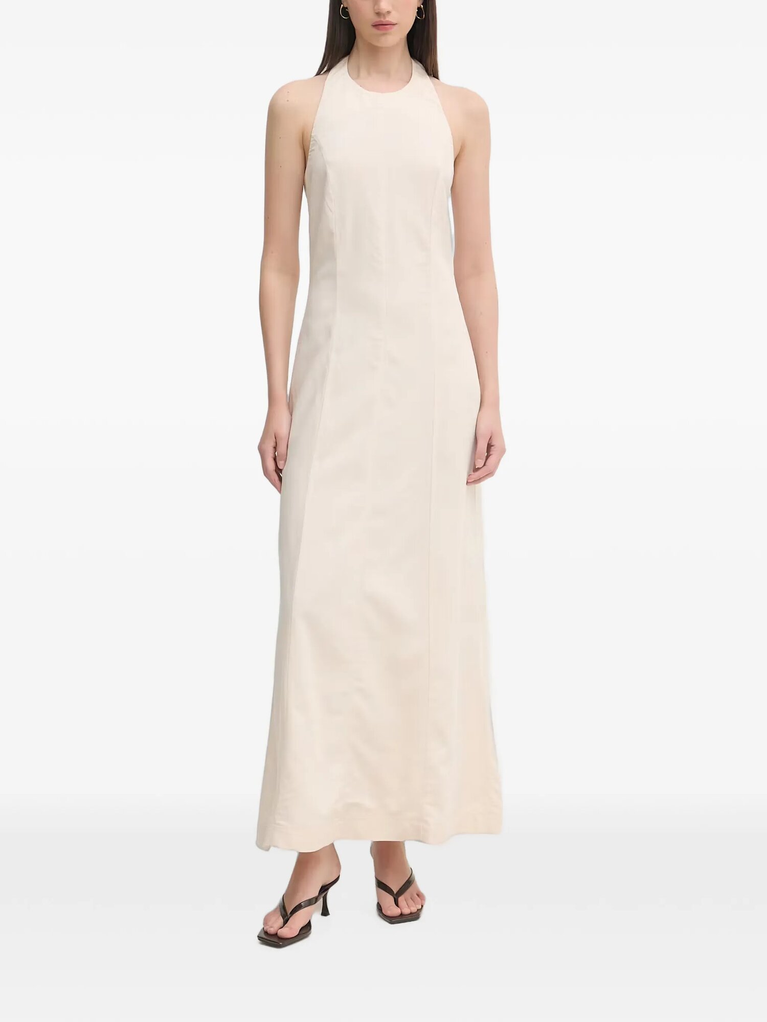 Платье Halterneck backless maxi dress