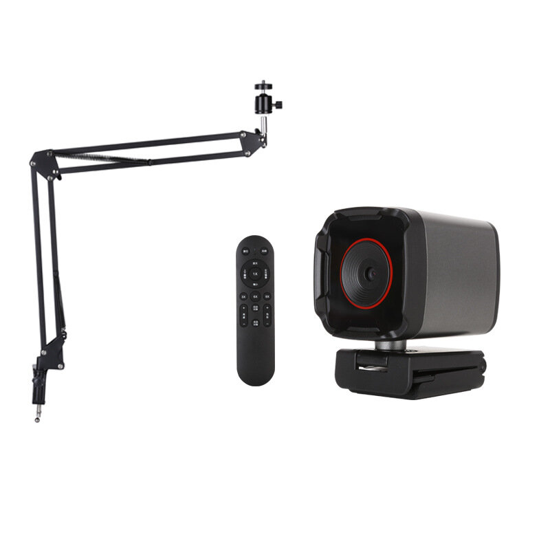 Gopele F34K 12MP HD Вебкамера с встроенным микрофоном и креплением-зажимом для стриминга и игр