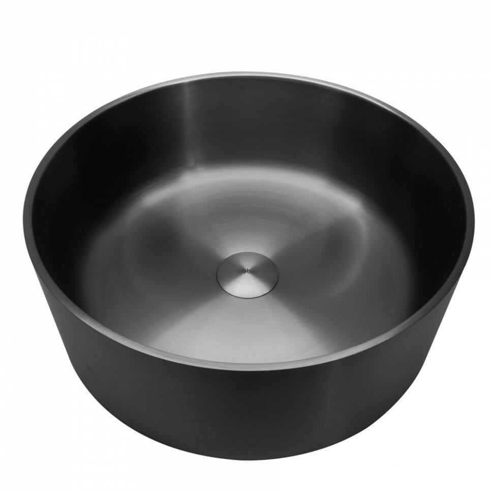Раковина накладная ABBER Wasser Kreis AF2407MB черная матовая