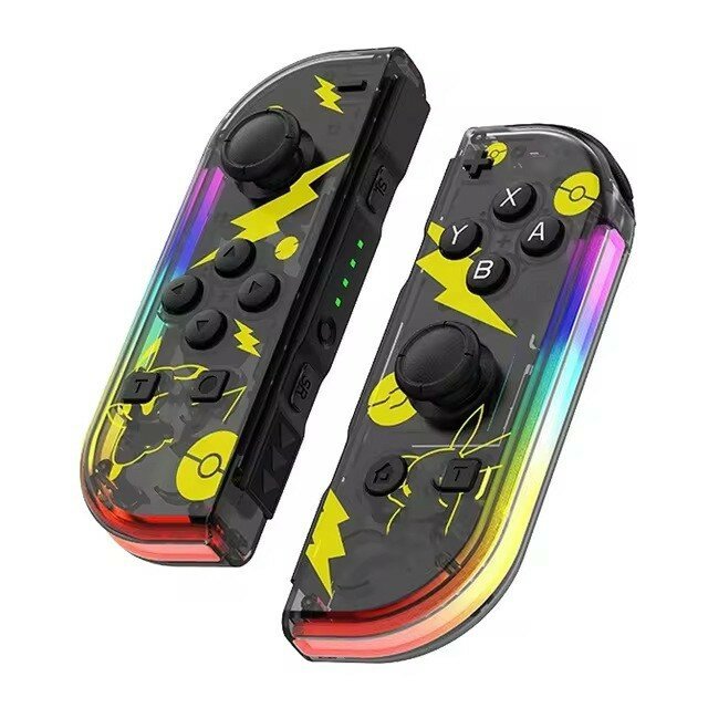 Пара контроллеров Nintendo Switch AJC Pikachu с запястным ремешком