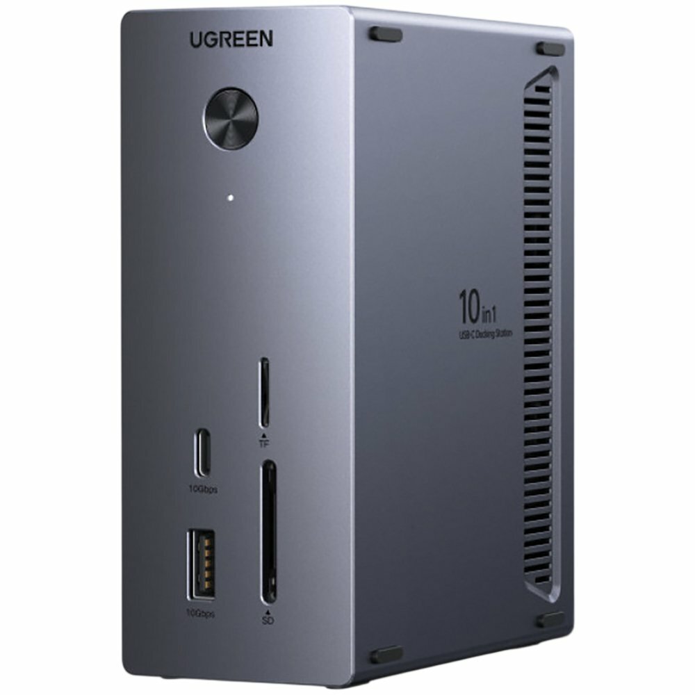 Док-станция Ugreen CM923 10 в 1 серый (55735)
